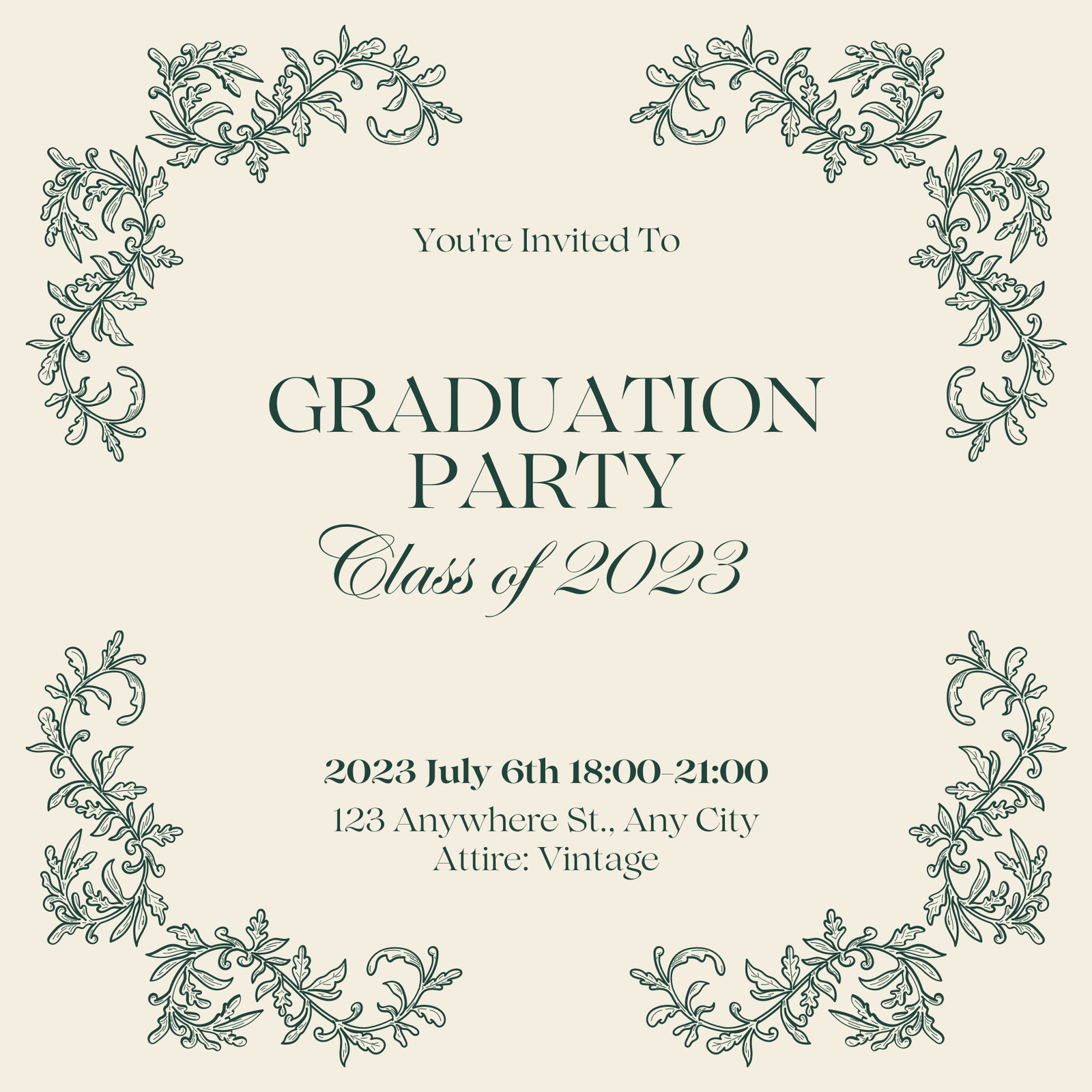 30 Contoh Undangan Wisuda Simple dan Modern - Pioneer Multiproduct