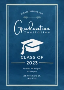 30 Contoh Undangan Wisuda Simple dan Modern - Pioneer Multiproduct