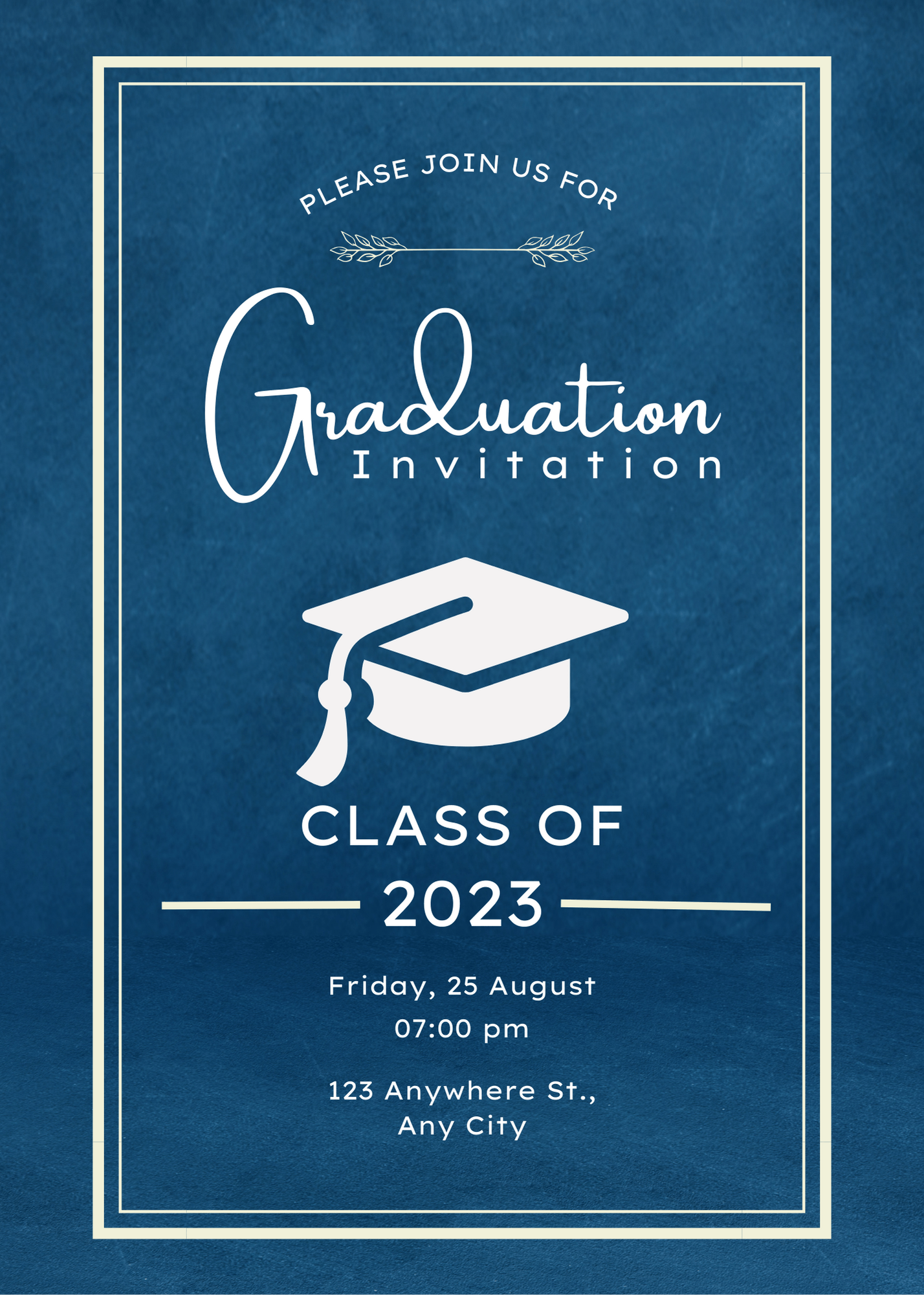 30 Contoh Undangan Wisuda Simple dan Modern - Pioneer Multiproduct