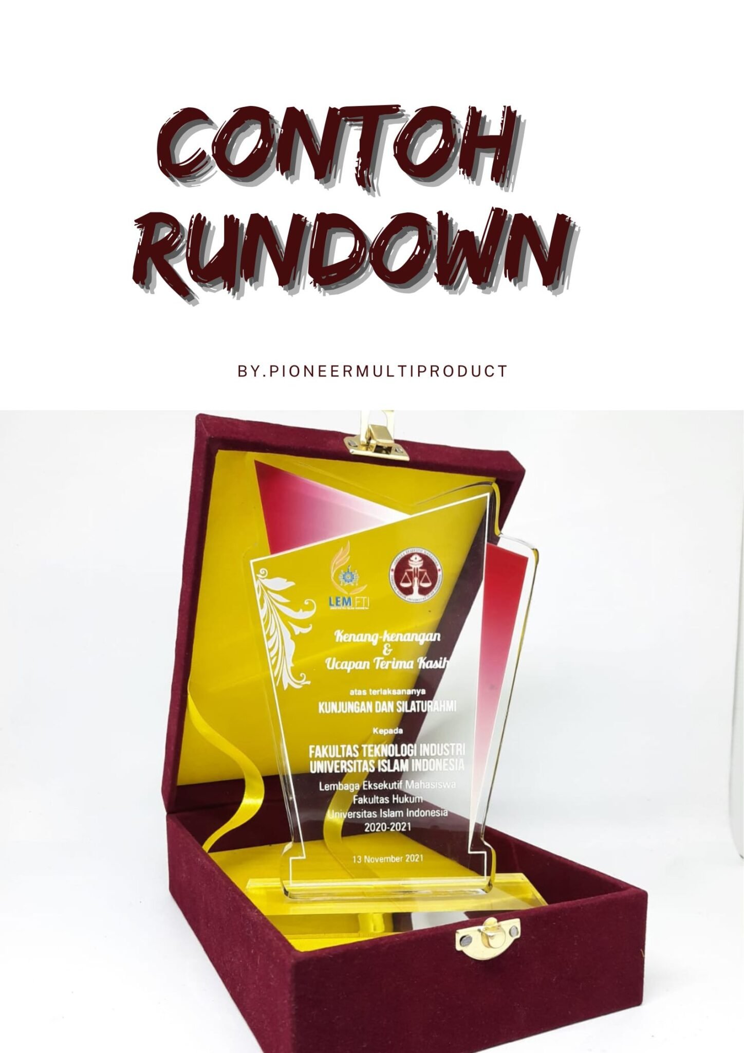 5+ Contoh Template Rundown Acara Yang Menarik & Benar - Pioneer ...