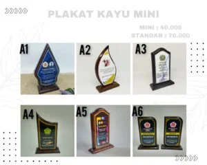 10+ Desain Plakat Kayu Menarik & Daftar Harganya - Pioneer Multiproduct